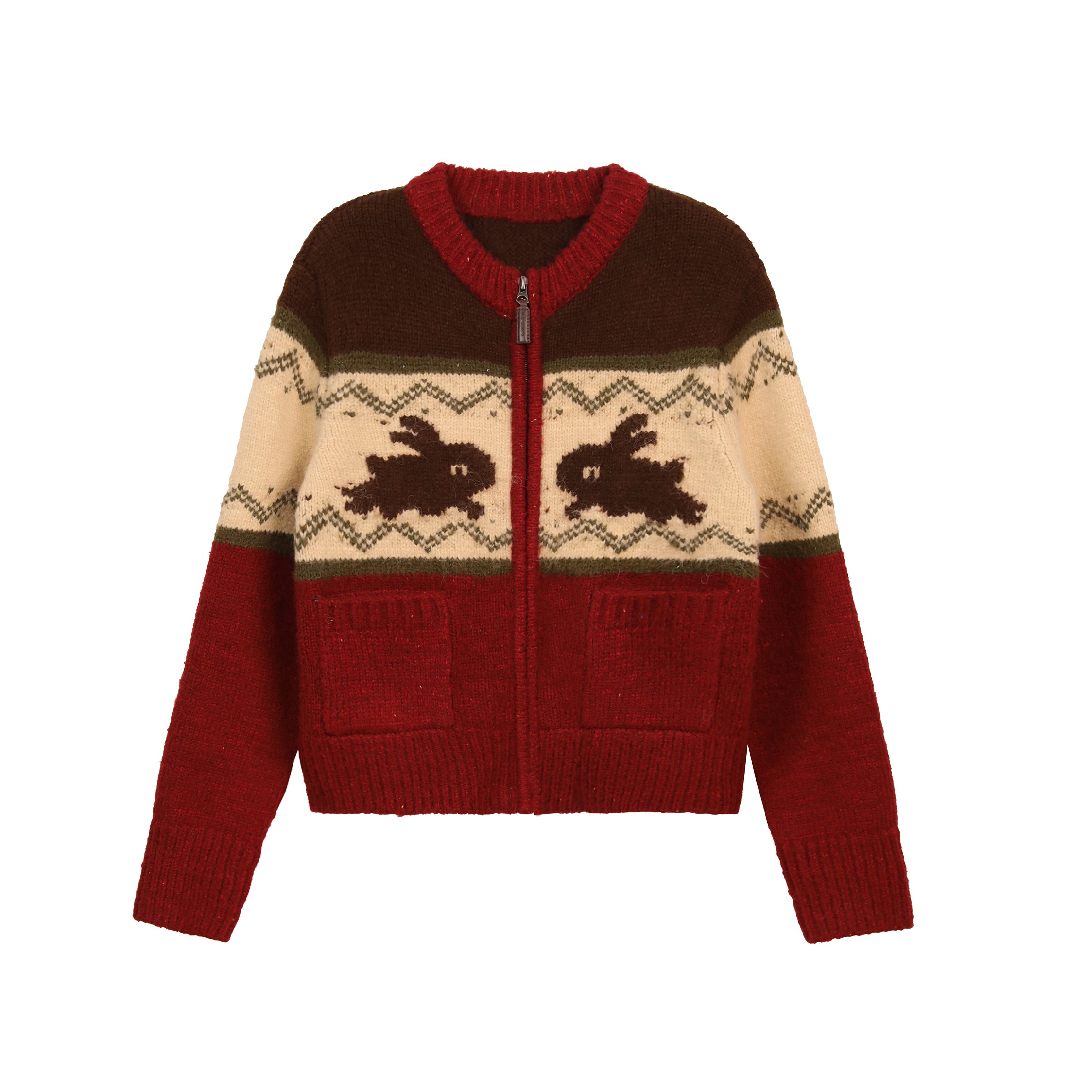 Rabbit Knitted Cardigan | Moromoro – Glitch Cupids